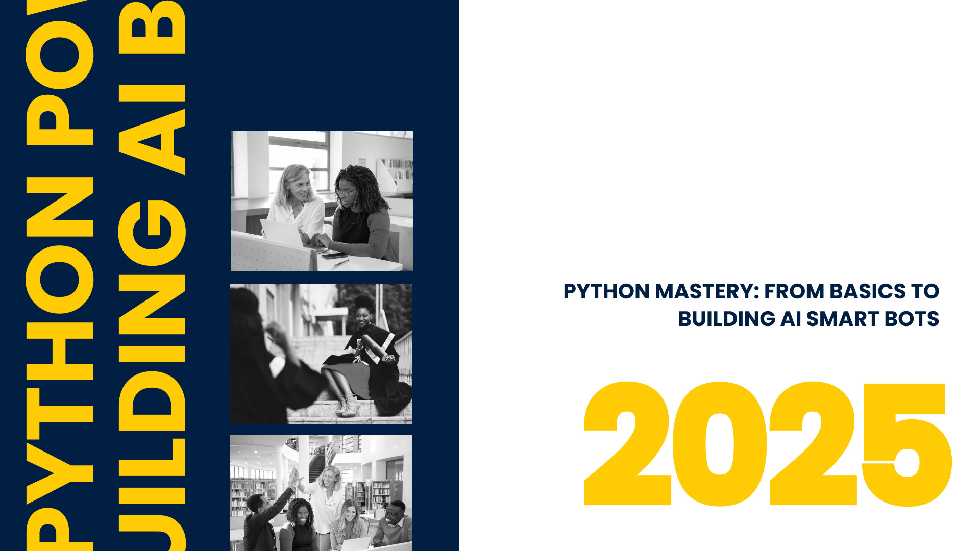 Python Mastery: From Basics to AI Smart Bots – 6-Week Certification Course